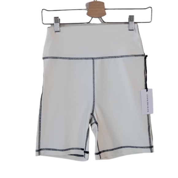 WeWoreWhat | Shorts | Weworewhat Off White Corset Biker Short Size M ...